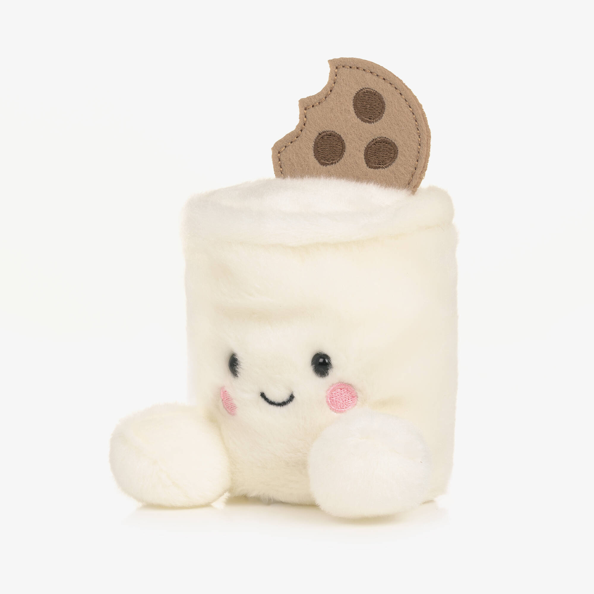 Aurora - Off-White Duncan Milk & Cookies Palm Pals (13cm) | Childrensalon