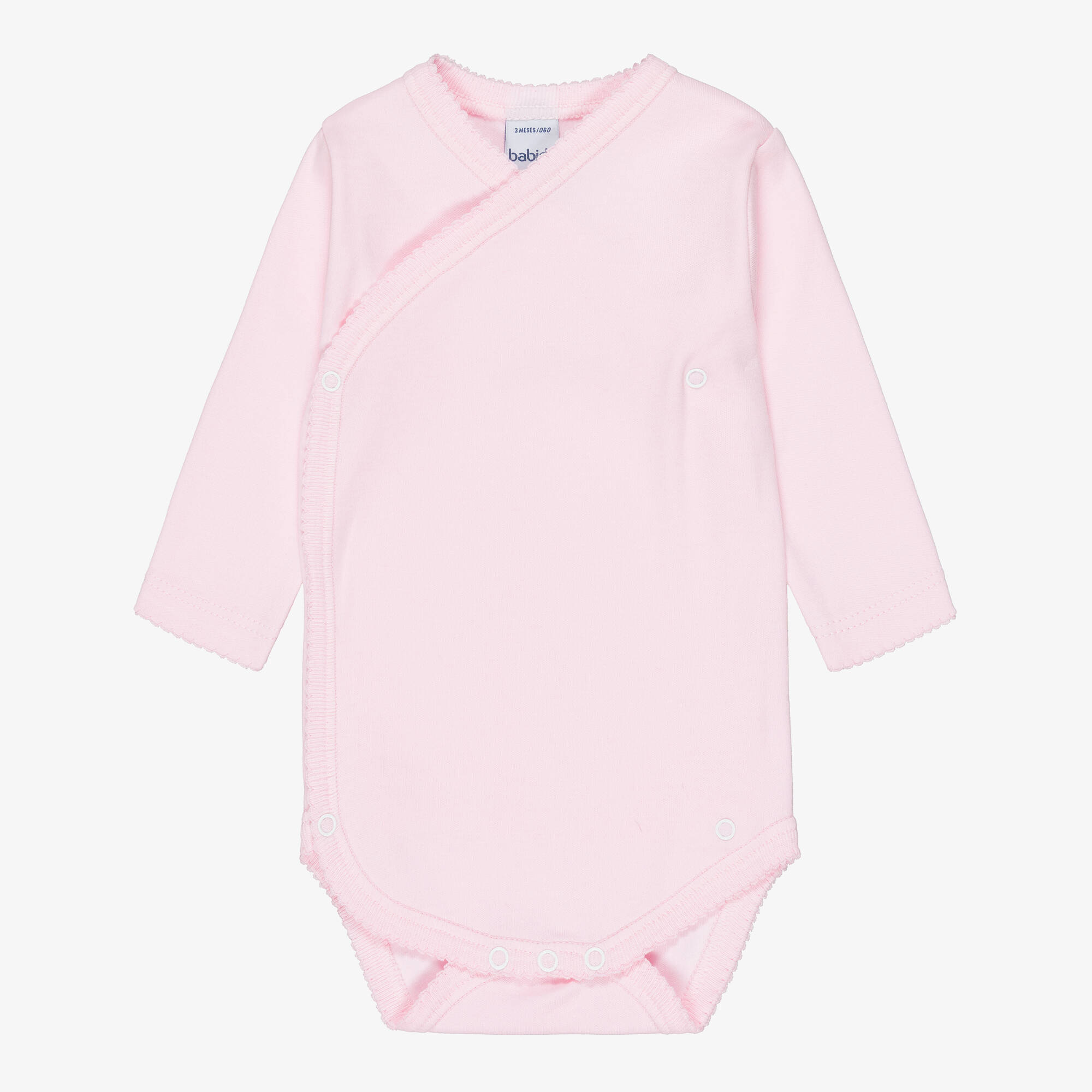 Babidu - Pink Cotton Bodyvest | Childrensalon