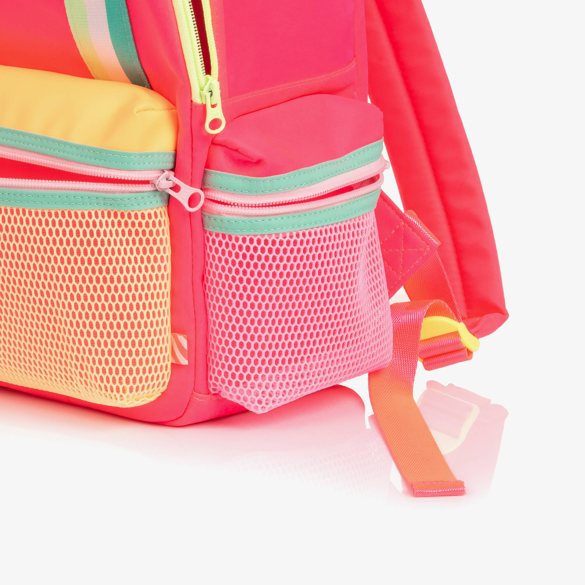 Billieblush - Girls Neon Pink Backpack (34cm) | Childrensalon