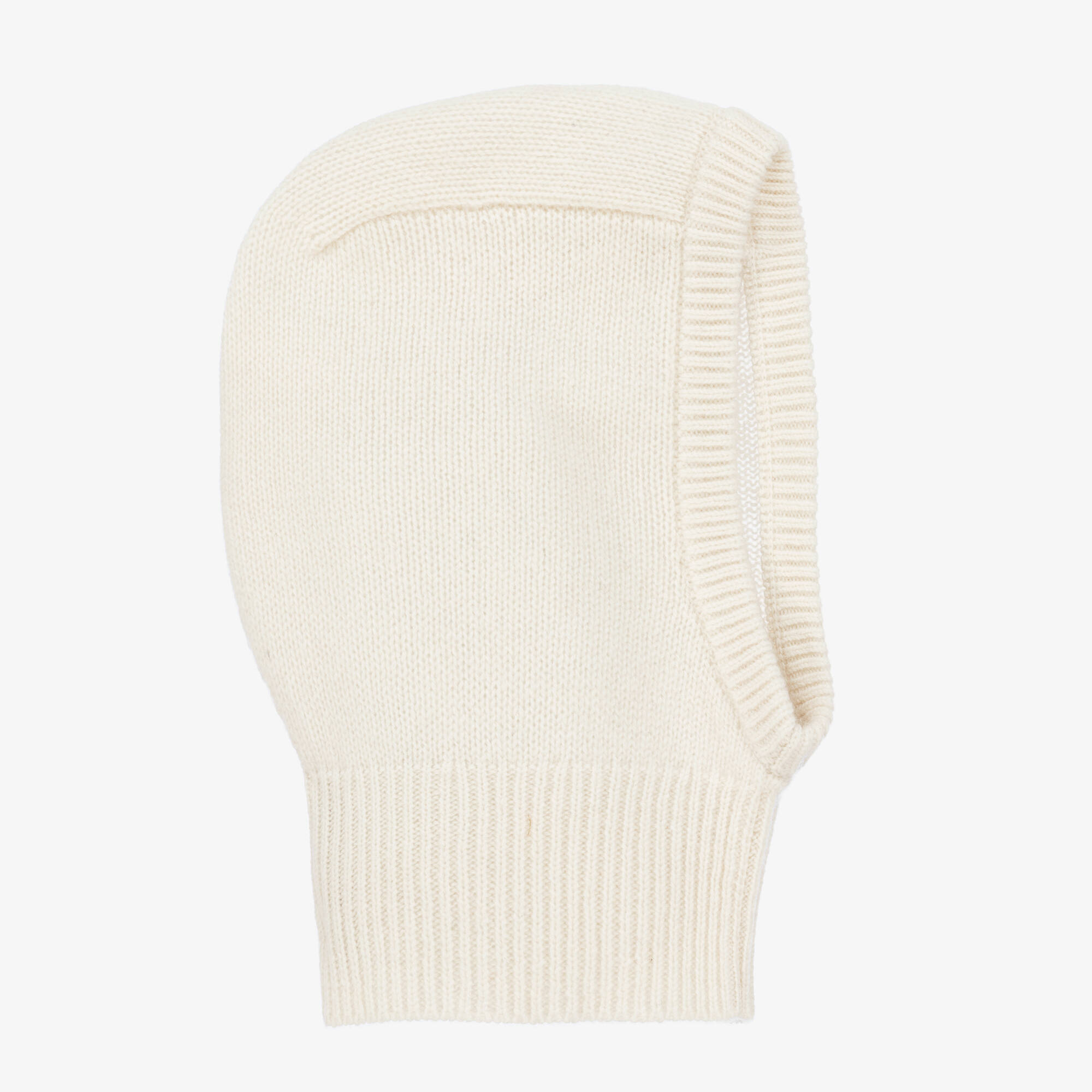 Bonpoint - Girls Ivory Pure Cashmere Balaclava | Childrensalon