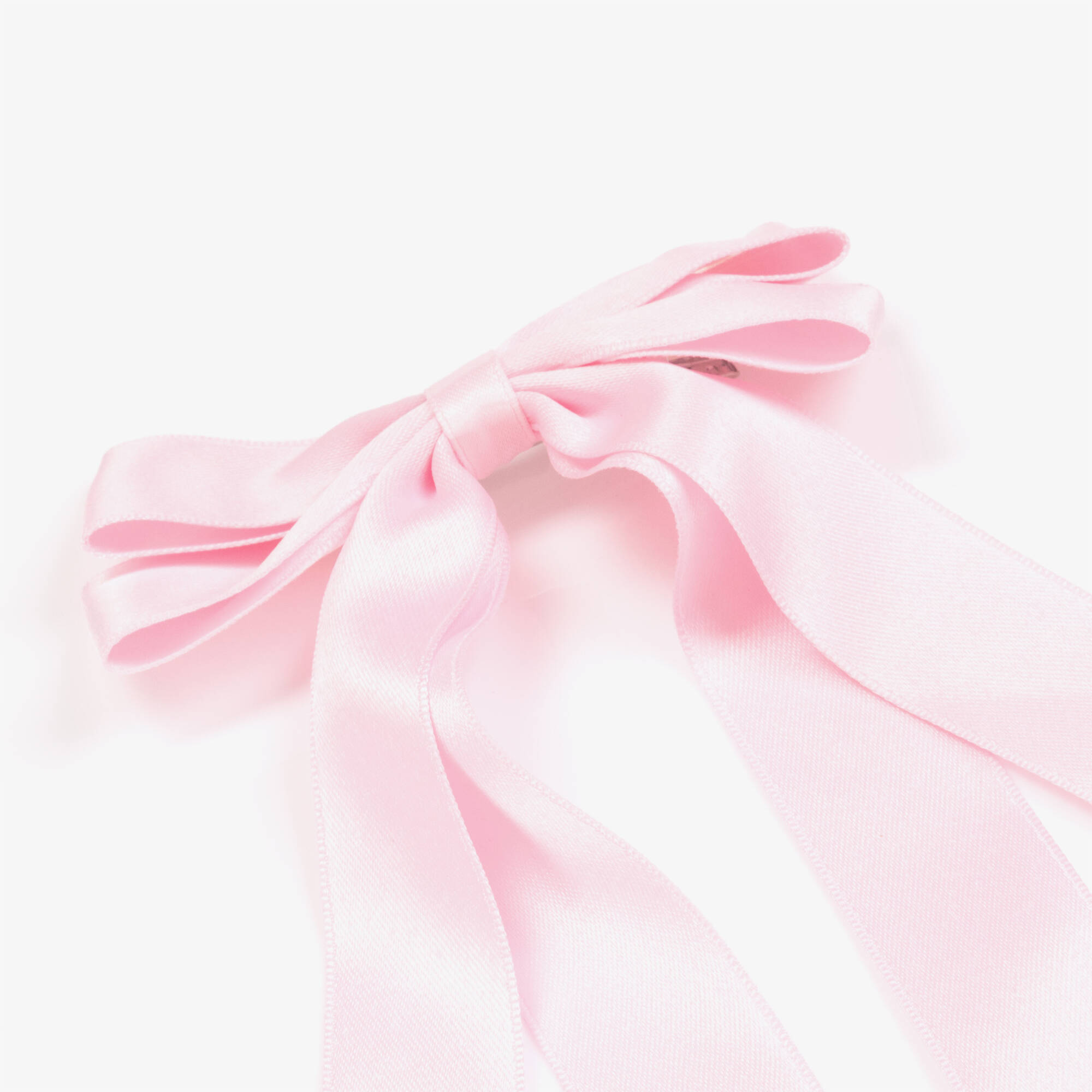 Bowtique London - Girls Pink Bow Hair Clip (12cm) | Childrensalon