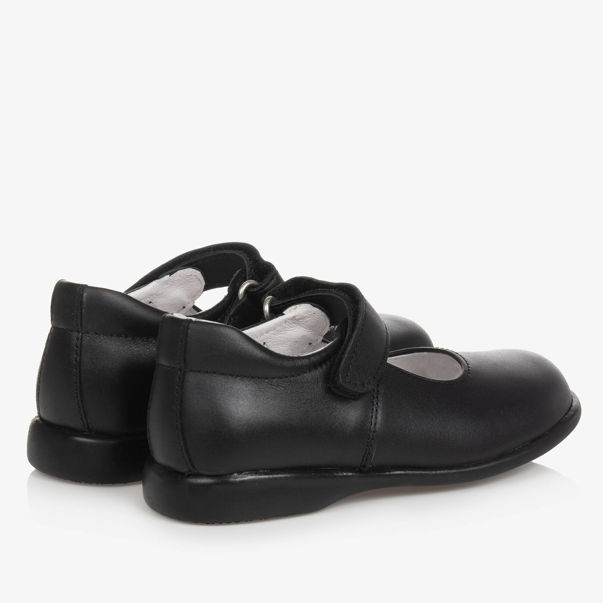 Children's Classics - Girls Black Leather Shoes | Childrensalon