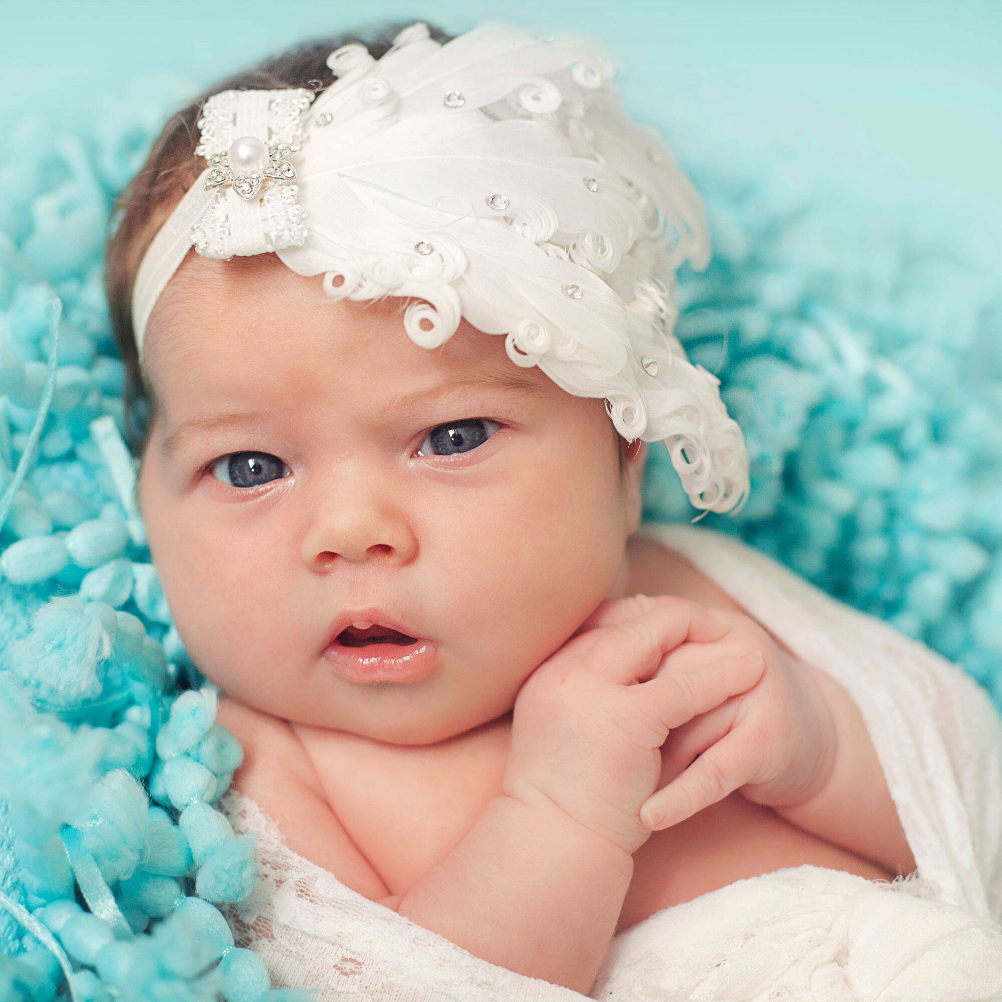 Cute Cute - Ivory Feather Headband | Childrensalon