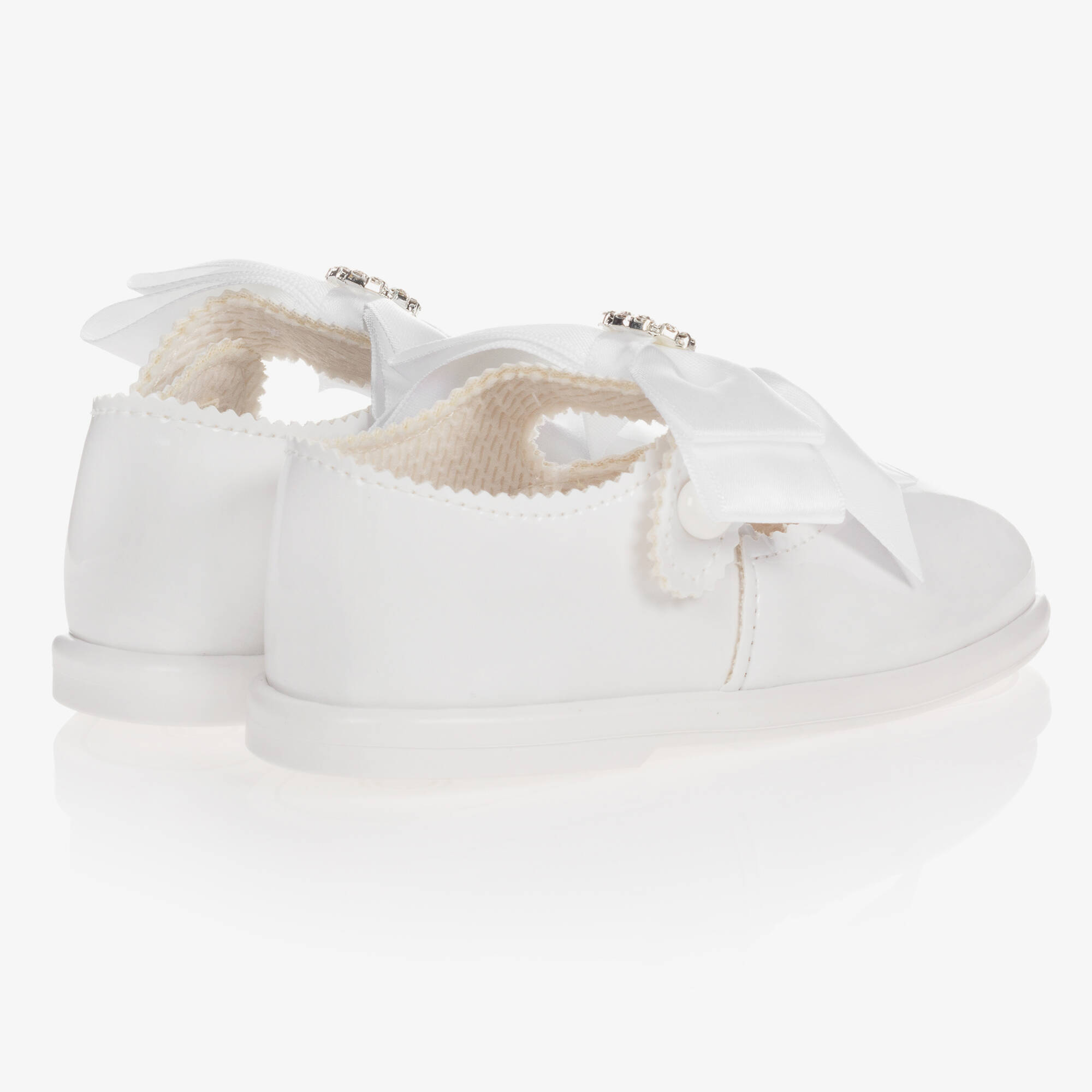 Early Days - White First Walker Shoes | Childrensalon
