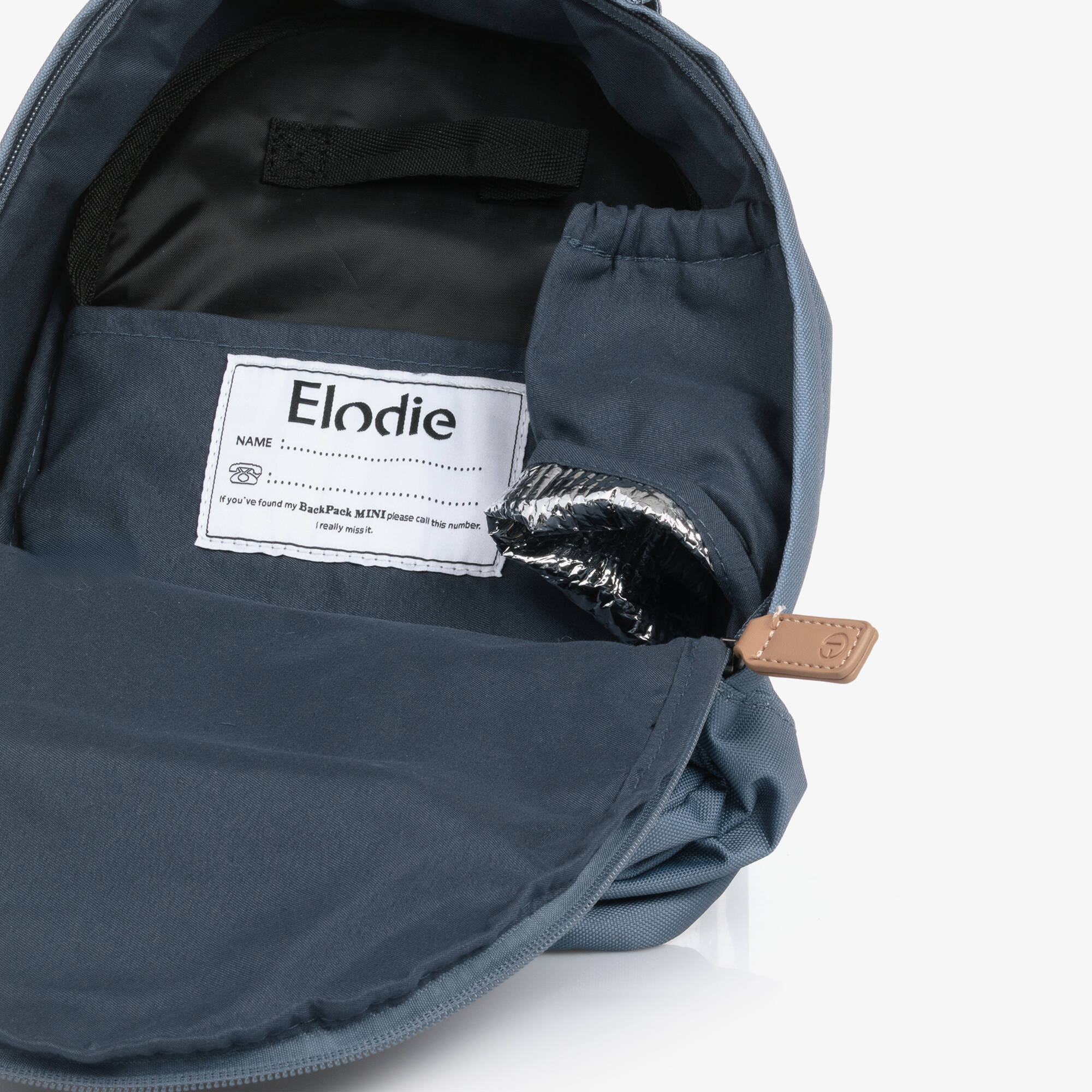 Elodie - Blue Leopard Backpack Mini (29cm) | Childrensalon