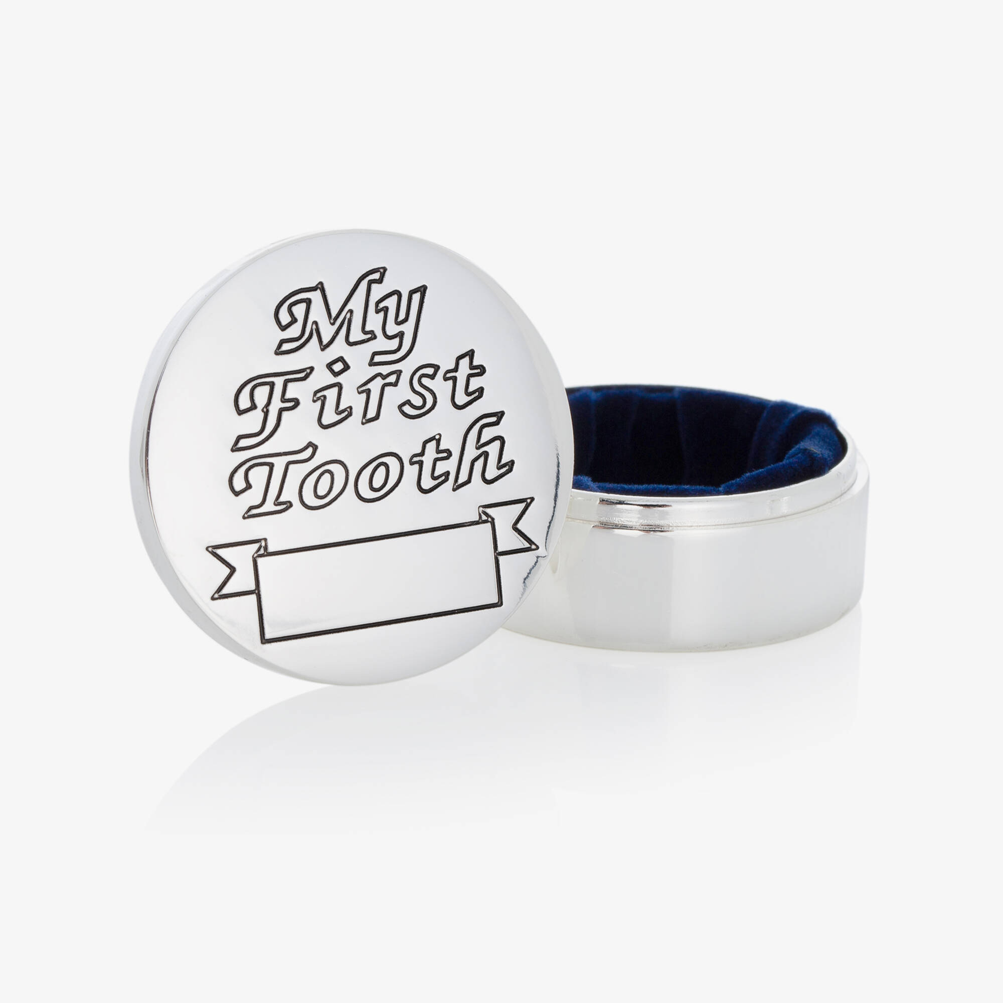 English Trousseau - Silver Baby Keepsake Boxes Gift Set | Childrensalon
