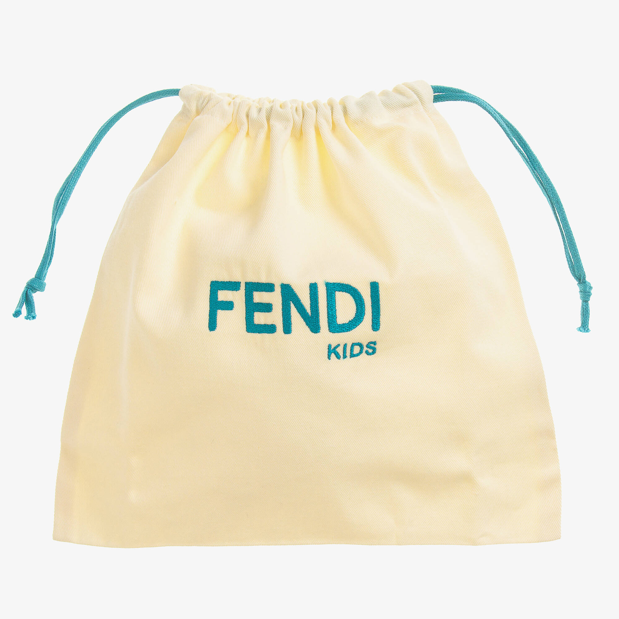 Fendi - حذاء رياضي جلد لون أبيض | Childrensalon