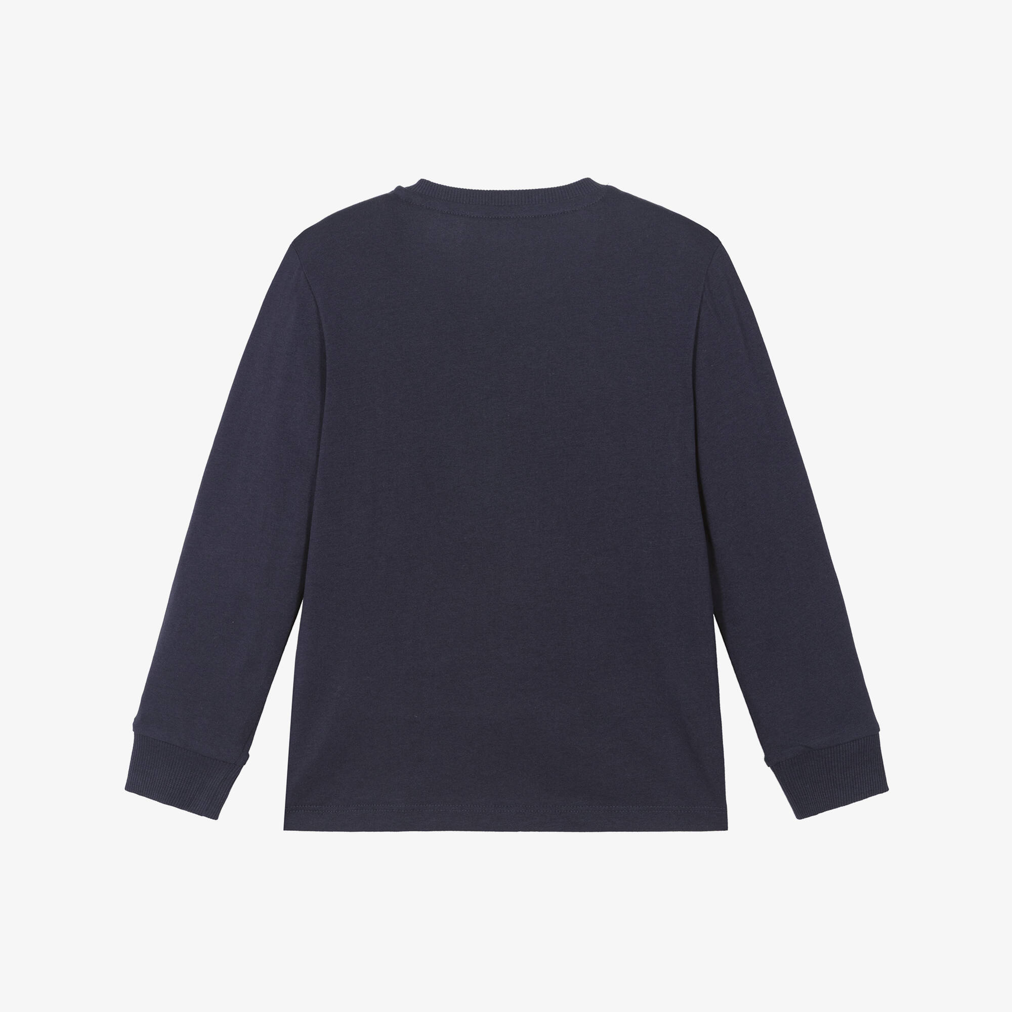 Guess - Junior Boys Blue Cotton Teddy Bear Top | Childrensalon