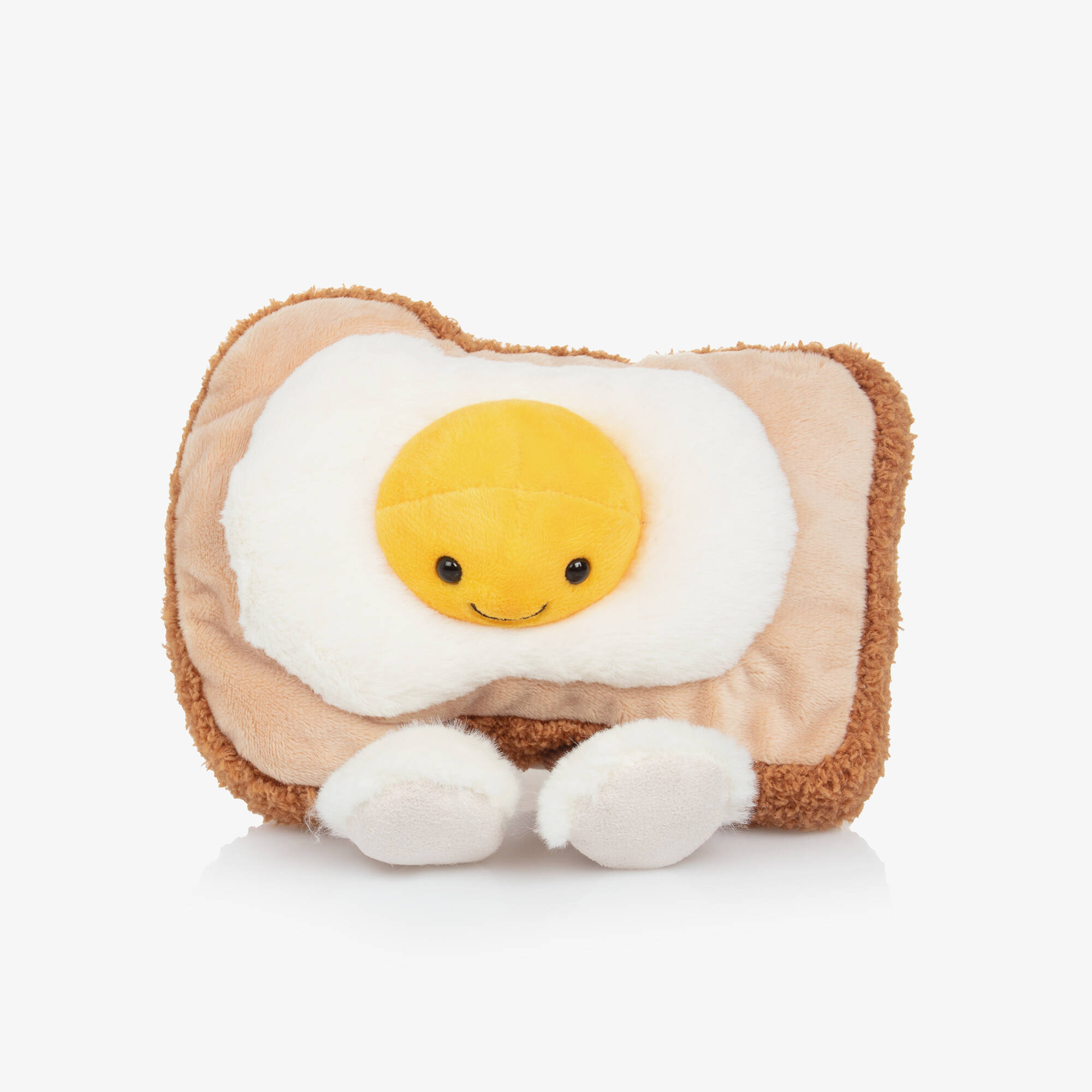 Jellycat - Amuseables Egglantine Egg On Toast Soft Toy (17cm ...