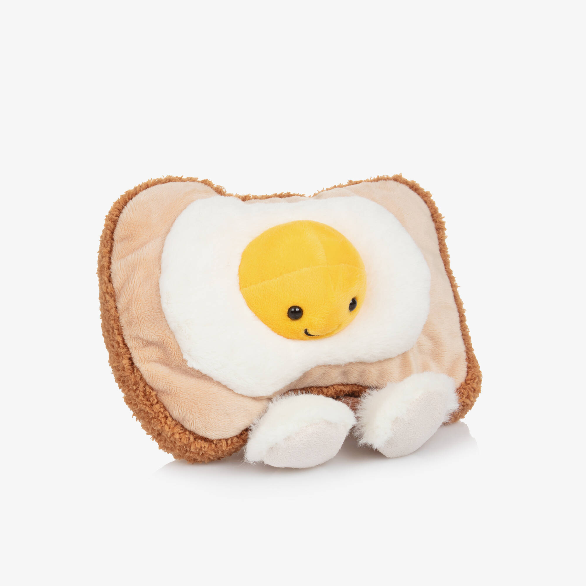 Jellycat - Amuseables Egglantine Egg On Toast Soft Toy (17cm ...