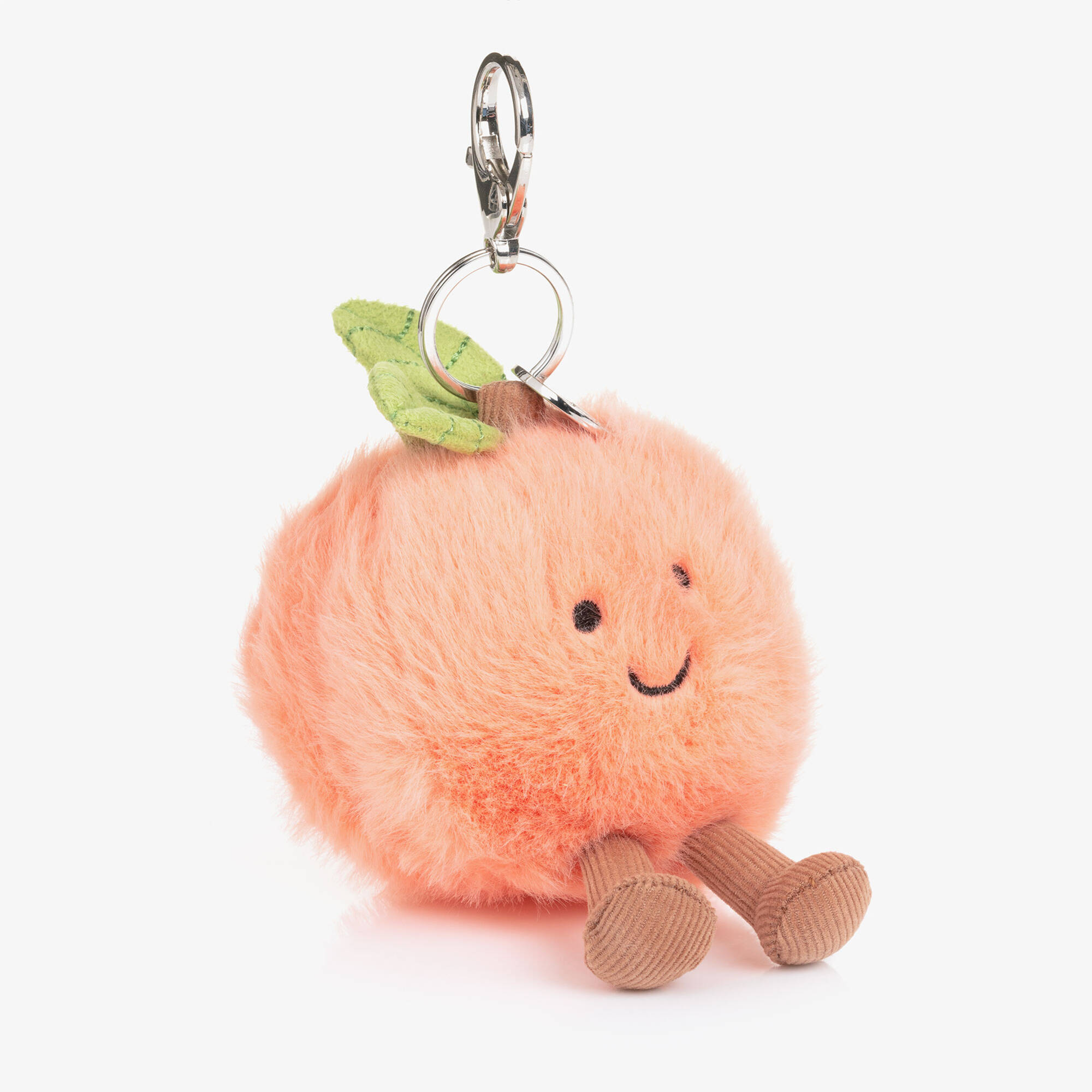 Jellycat - Amuseables Peach Bag Charm (15cm) | Childrensalon
