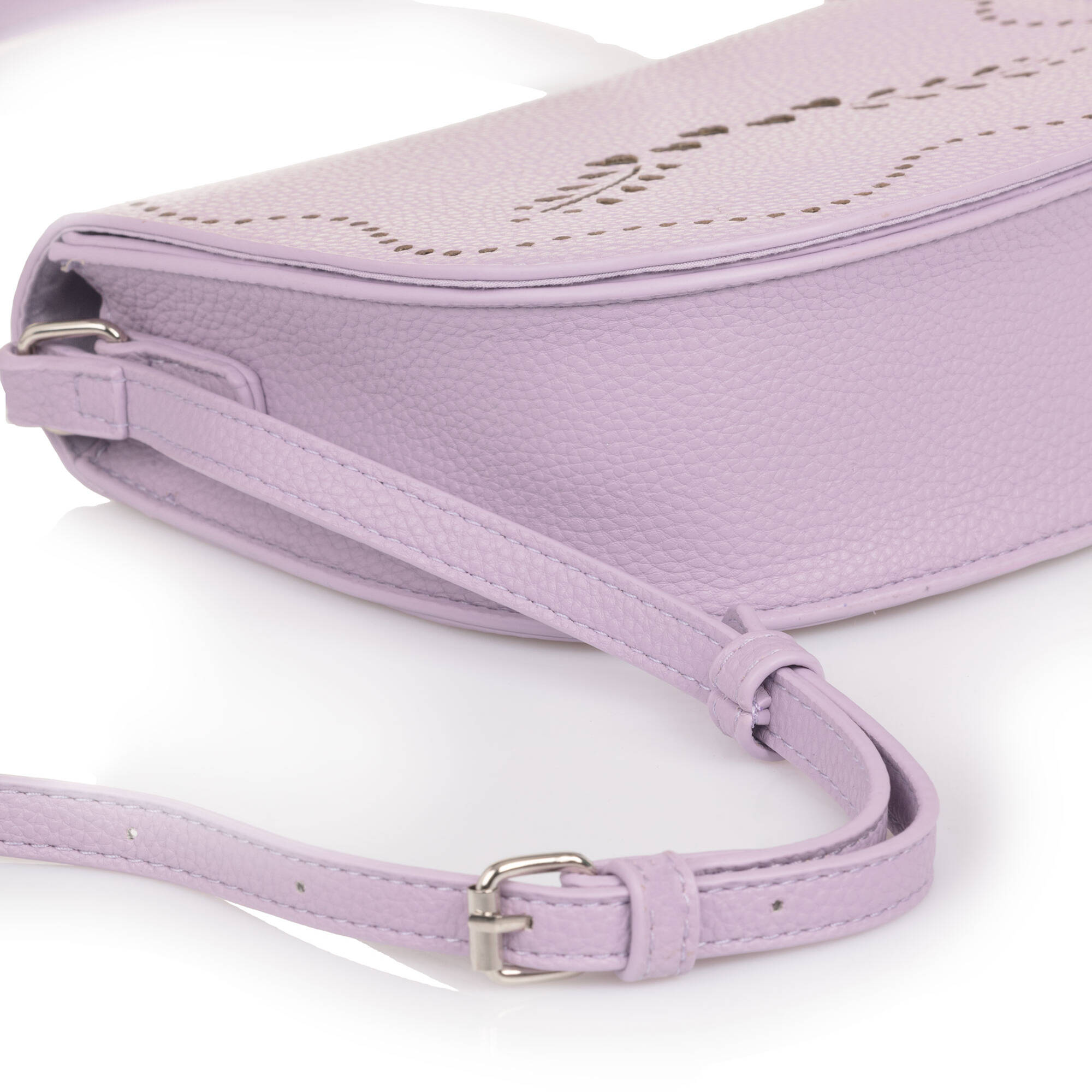 Molo - Girls Lilac Faux Leather Shoulder Bag (18cm) | Childrensalon
