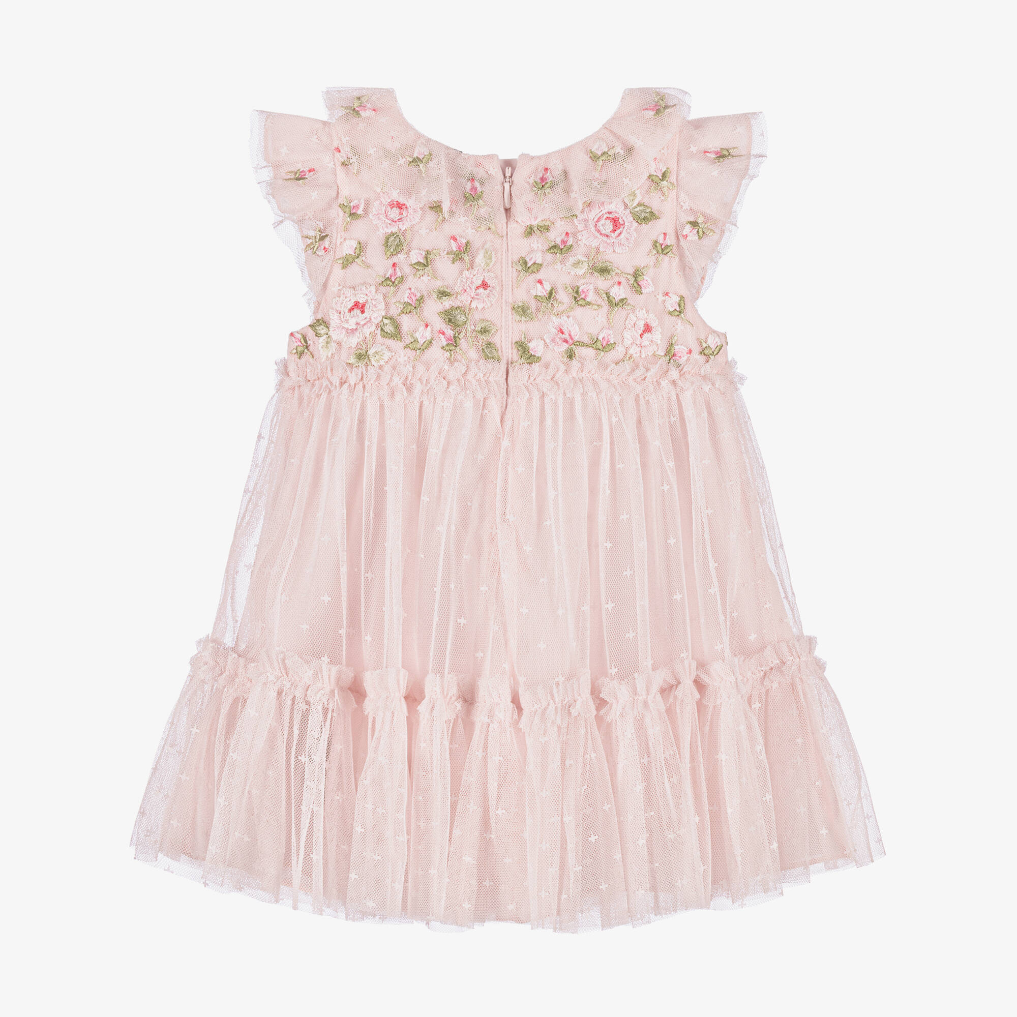 Needle & Thread - Baby Girls Pink Rose Bloom Dress | Childrensalon