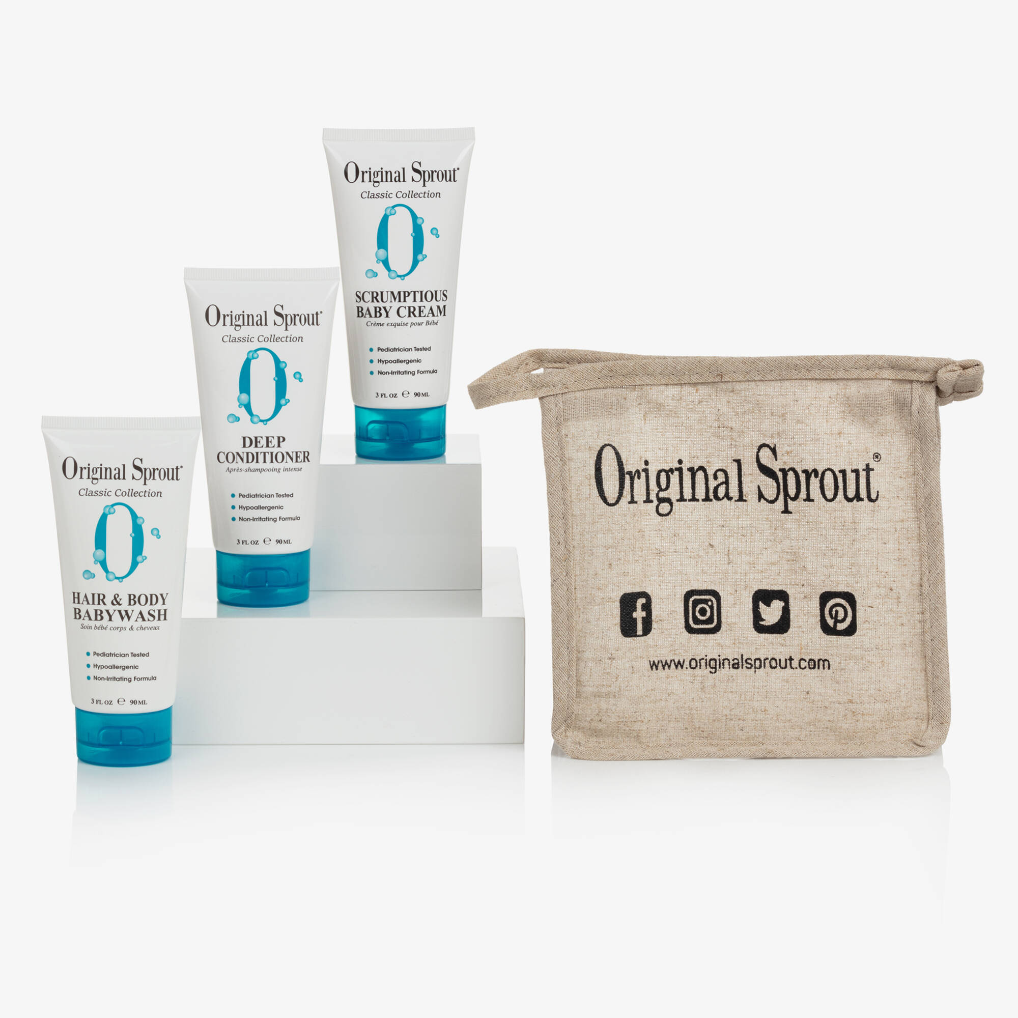 Original Sprout - Baby Bath Care Toiletry Travel Set | Childrensalon