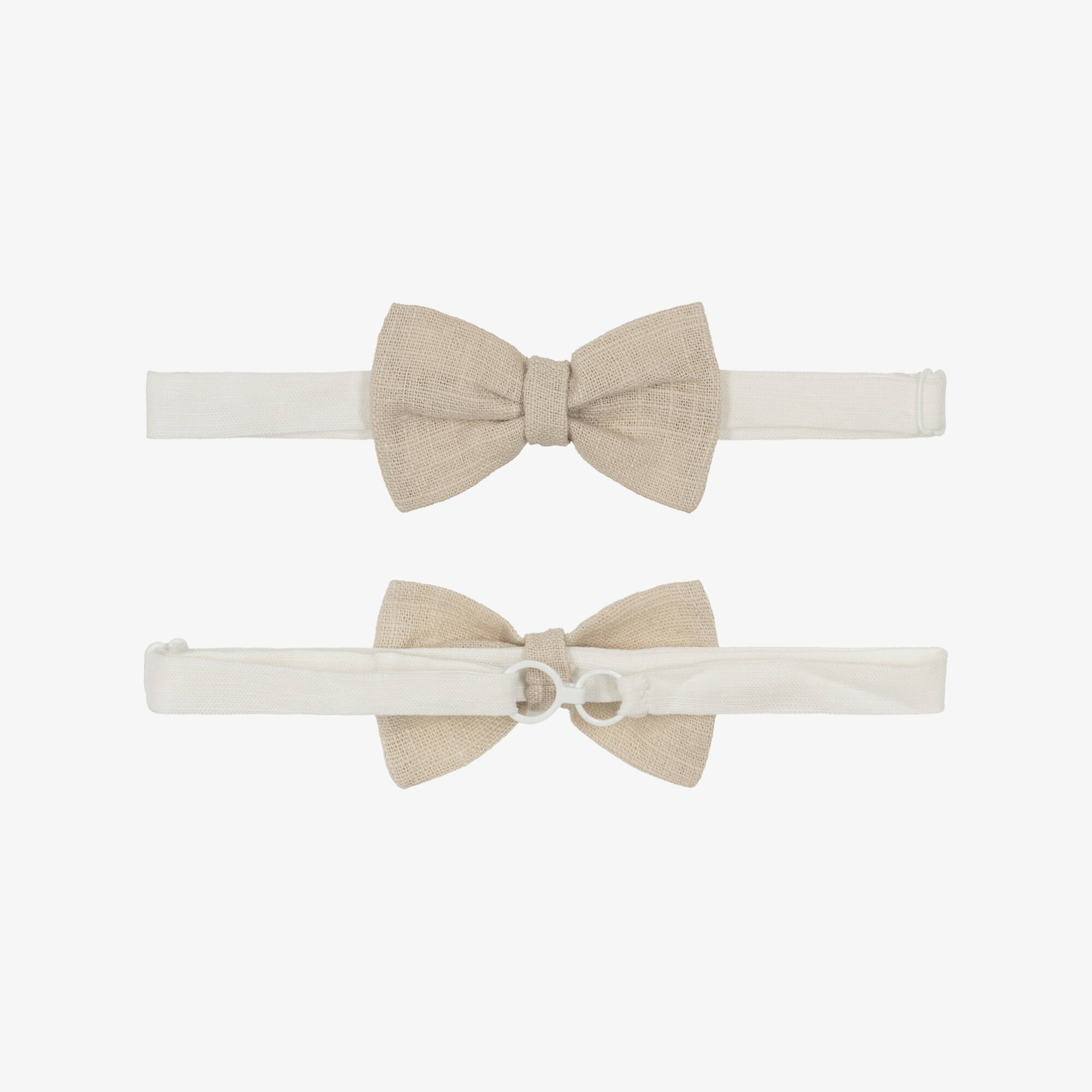 PAZ Rodríguez - Boys Beige Linen Waistcoat & Shorts Set | Childrensalon