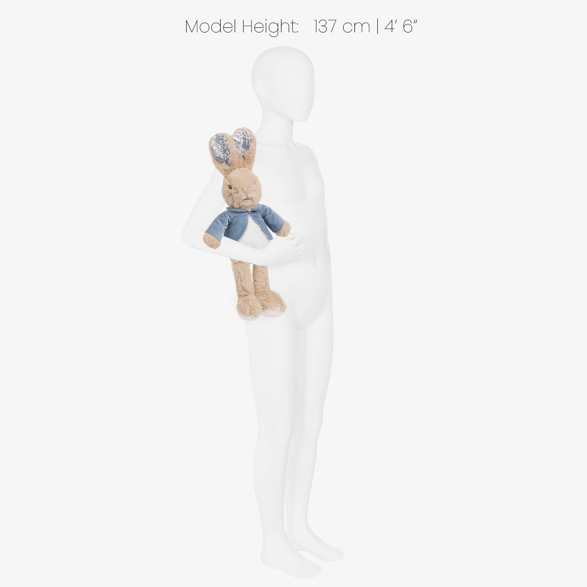 Rainbow Designs - Beige Peter Rabbit Plush Soft Toy (38cm) | Childrensalon