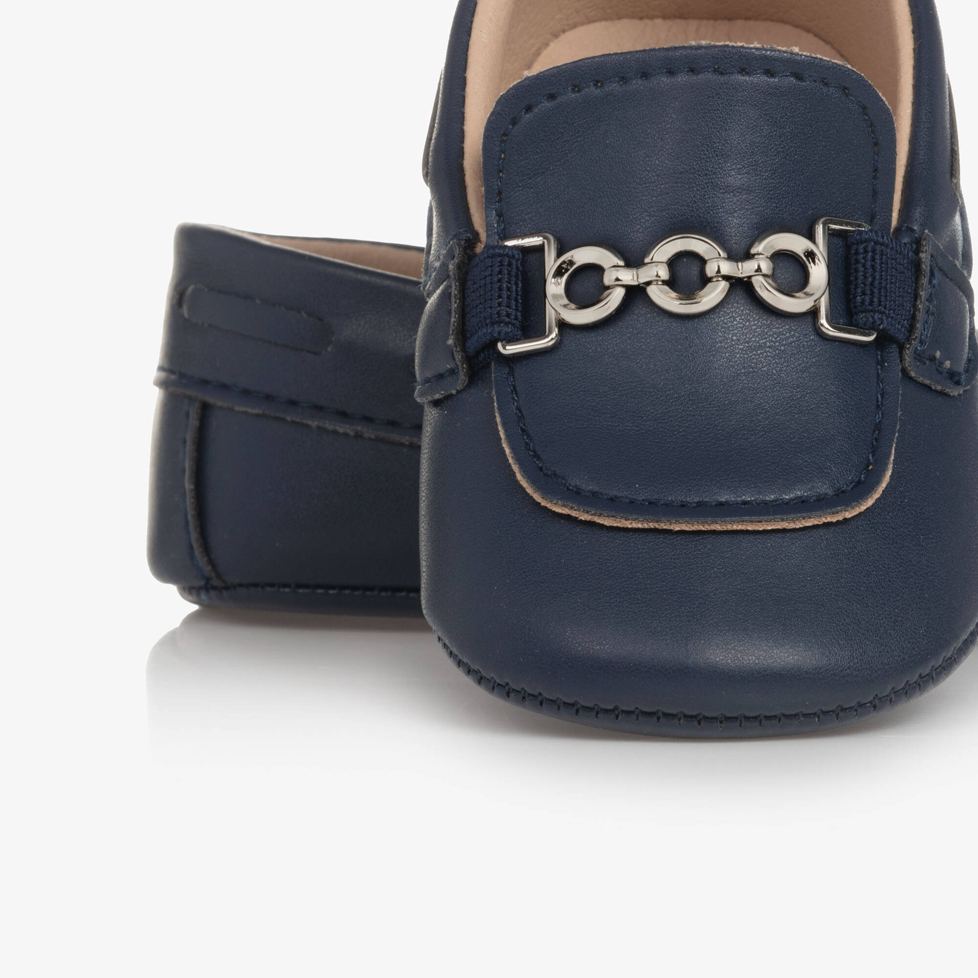 Sevva - Boys Navy Blue Pre-Walker Loafers | Childrensalon