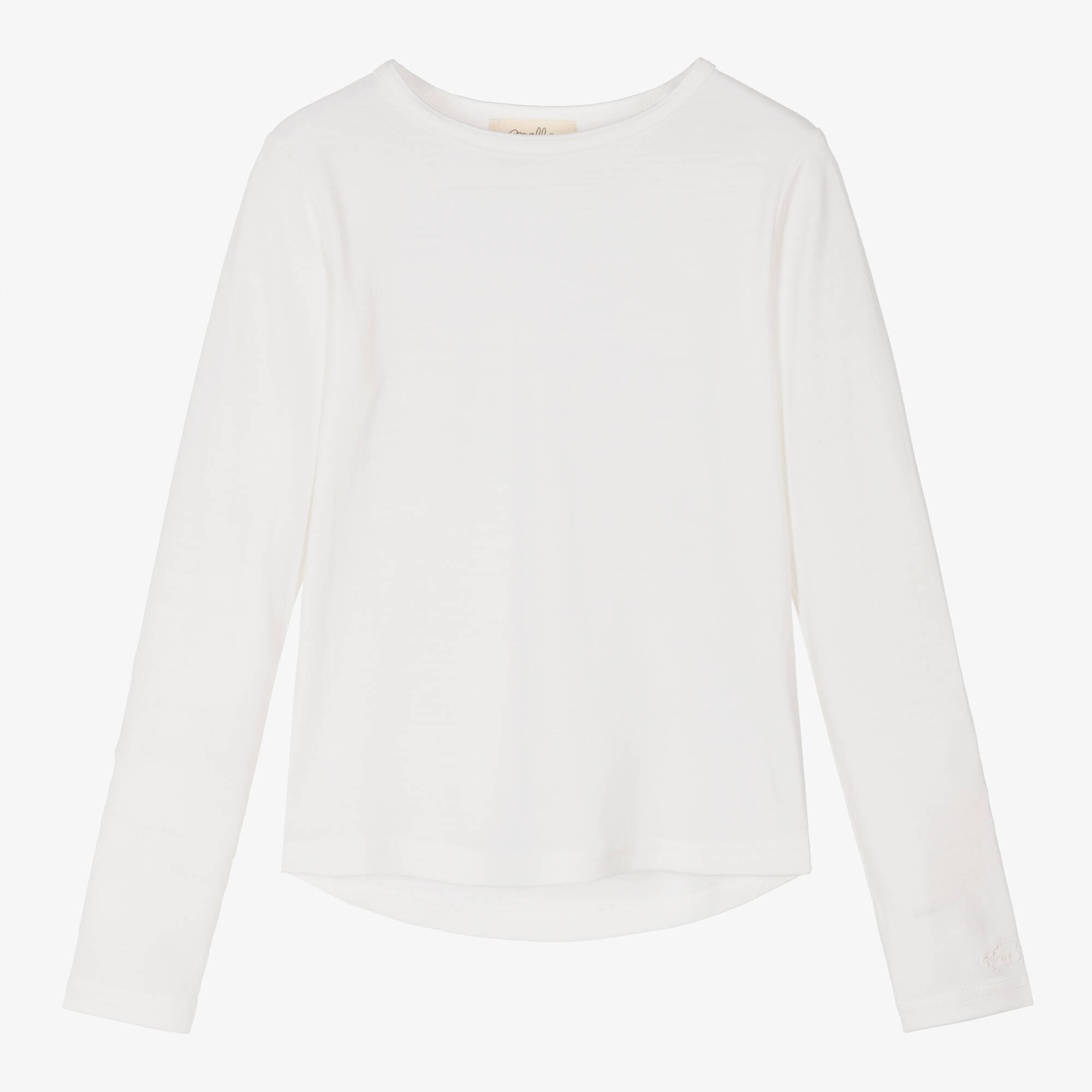 Smalls Merino - Ivory ZQ Merino Wool Thermal Top | Childrensalon