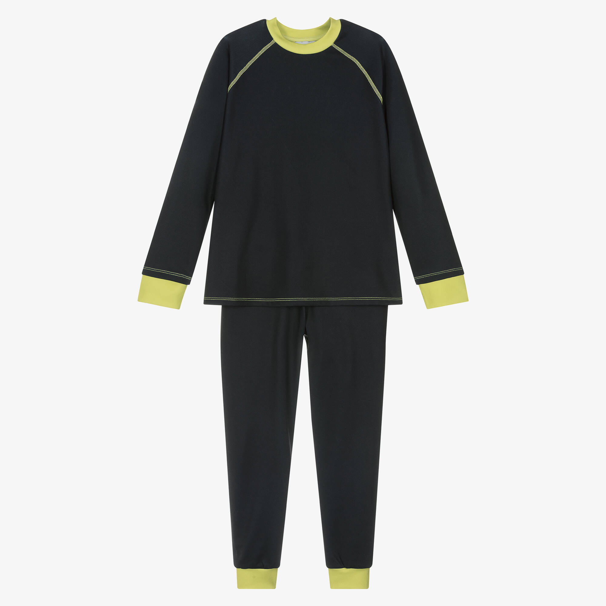 Stella McCartney Kids - Boys Black & Yellow Base Layer Set | Childrensalon