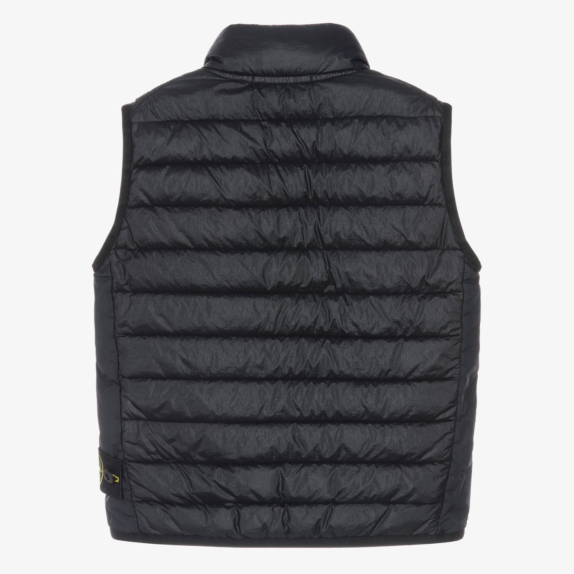 Stone Island Junior - Boys Navy Blue Gilet with Down Padding ...