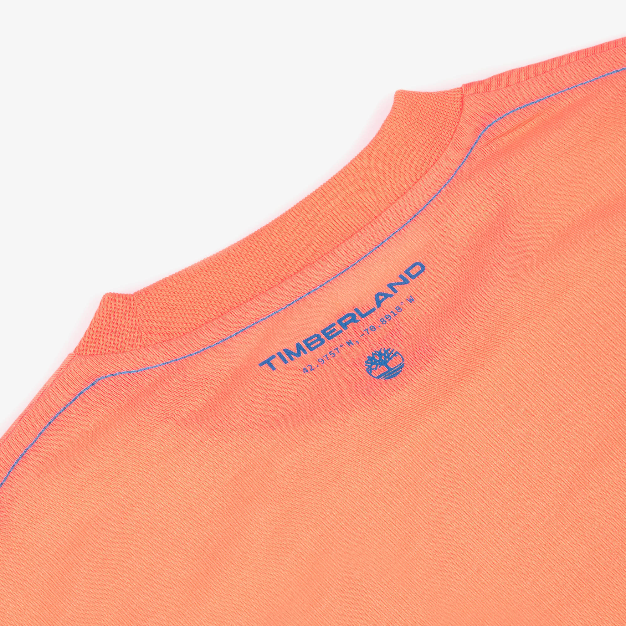 Timberland - Boys Neon Orange T-Shirt with Four Elements Logo ...