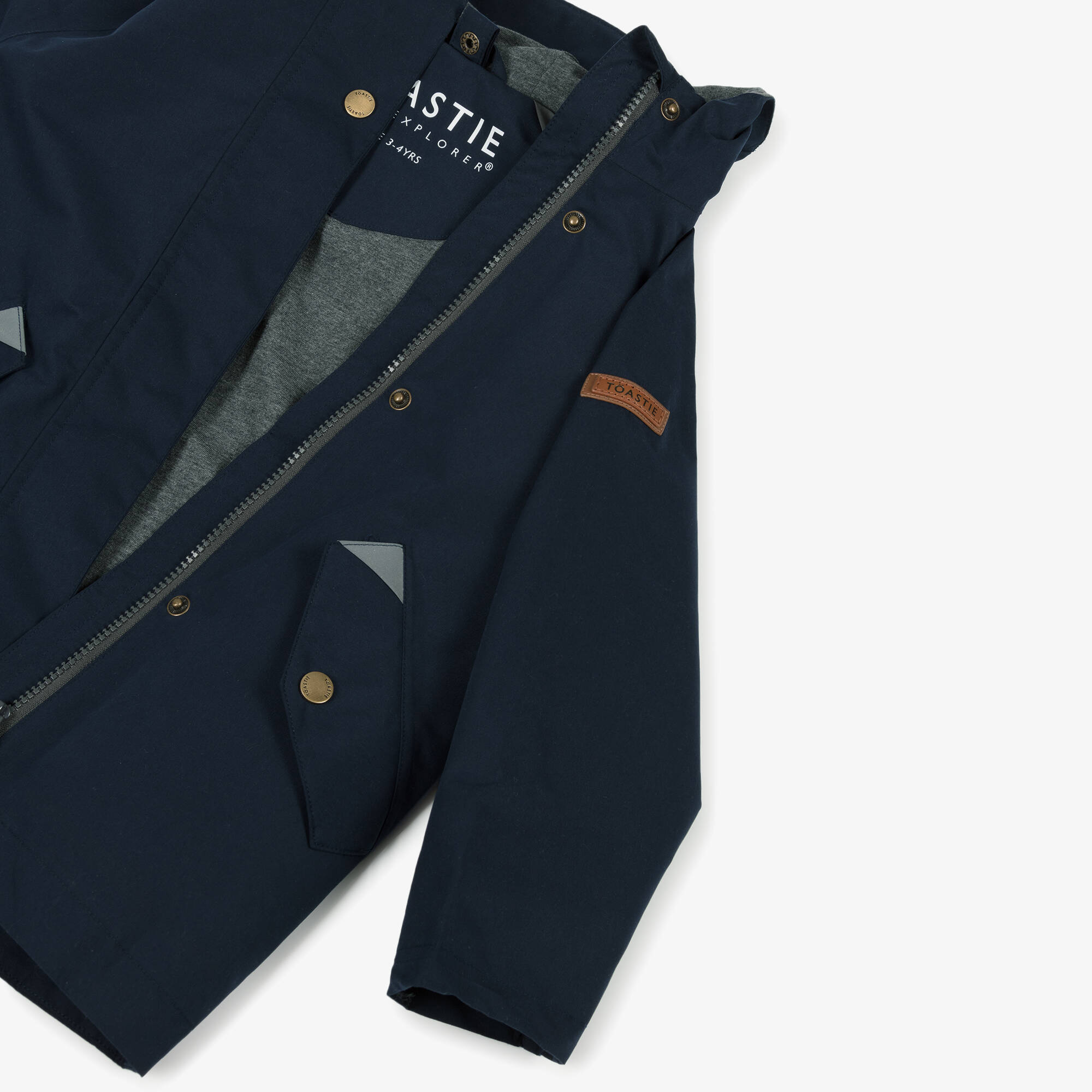 Töastie - Navy Blue Waterproof Rain Jacket | Childrensalon
