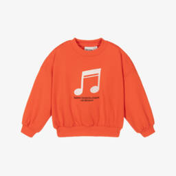 Mini Rodini - Red Organic Cotton Patch Sweatshirt | Childrensalon