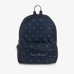 Tommy Hilfiger - Blue Colourblock Backpack (41cm) | Childrensalon