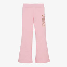 Versace - Gold Barocco Cotton Joggers | Childrensalon