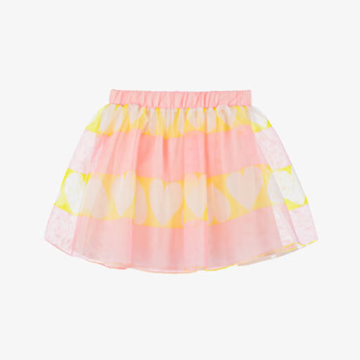 Billieblush - Neon Pink Tulle Rainbow Skirt | Childrensalon