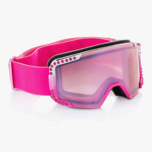 Bling2o - White & Pink Ski Goggles | Childrensalon