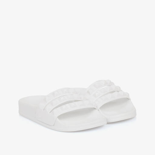Mini Melissa - White Butterfly Sliders | Childrensalon