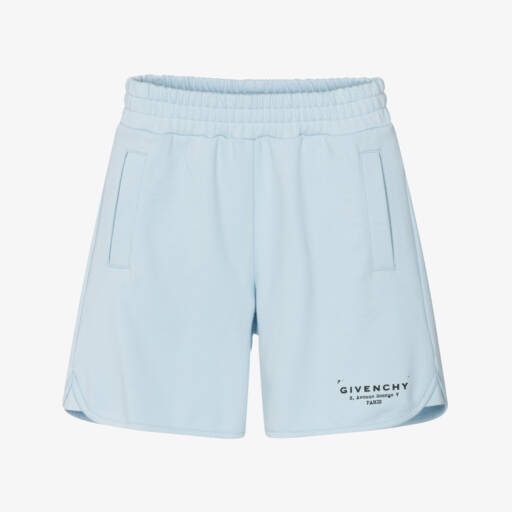 Givenchy - Teen White Floral Logo Shorts | Childrensalon