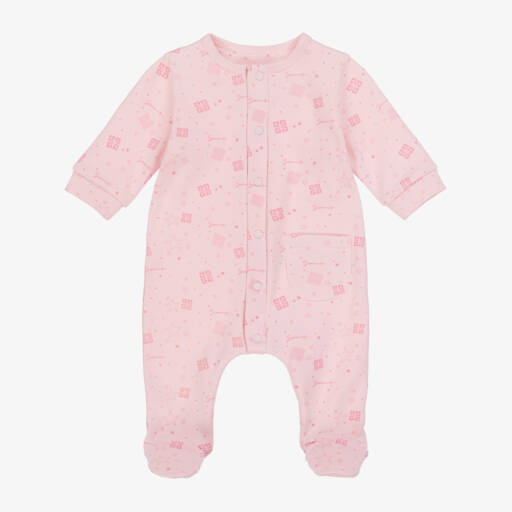 Tommy Hilfiger - Pink Cotton Babysuit | Childrensalon