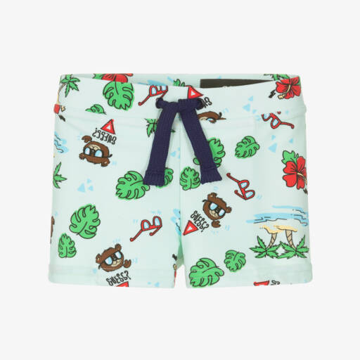 Guess - Colourful Print Swim Shorts | Childrensalon