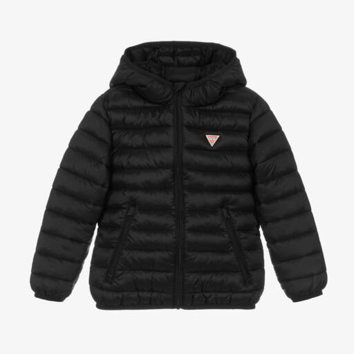 Guess - Girls Purple Leopard Jacket | Childrensalon