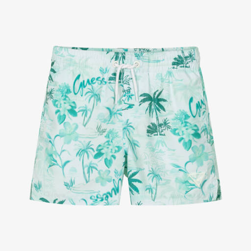 Guess - Colourful Print Swim Shorts | Childrensalon