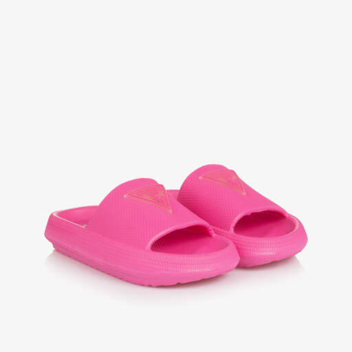 Mini Melissa - Bright Pink Sliders | Childrensalon