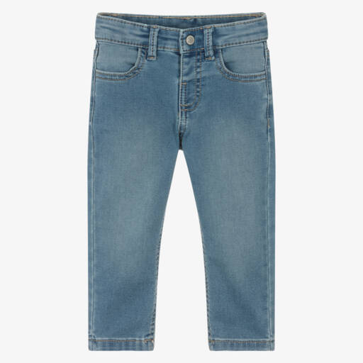 Mayoral - Boys Grey Slim Fit Denim Jeans | Childrensalon