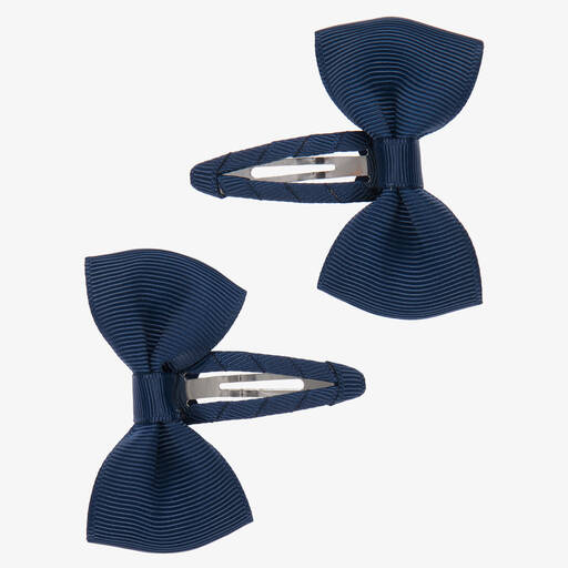 Milledeux - Navy Blue Hair Clips (2 Pack) | Childrensalon