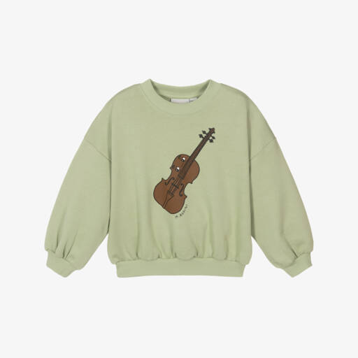 Mini Rodini - Red Organic Cotton Patch Sweatshirt | Childrensalon