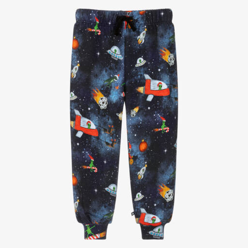 Molo - Girls Beige Fruit Print Joggers | Childrensalon