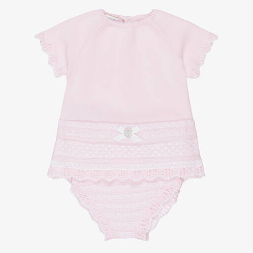 PAZ Rodríguez - Boys Beige Cotton & Wool Shorts Set | Childrensalon