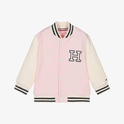 Tommy Hilfiger - Pink Cotton Babysuit | Childrensalon