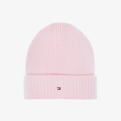 Tommy Hilfiger - Girls Pink Cotton Pin Tuck Shirt Dress | Childrensalon