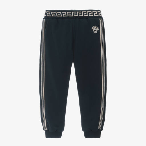 Versace - Gold Barocco Cotton Joggers | Childrensalon