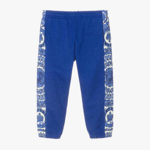 Versace - Gold Barocco Cotton Joggers | Childrensalon