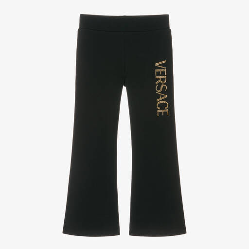 Versace - Gold Barocco Cotton Joggers | Childrensalon