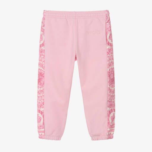 Versace - Gold Barocco Cotton Joggers | Childrensalon